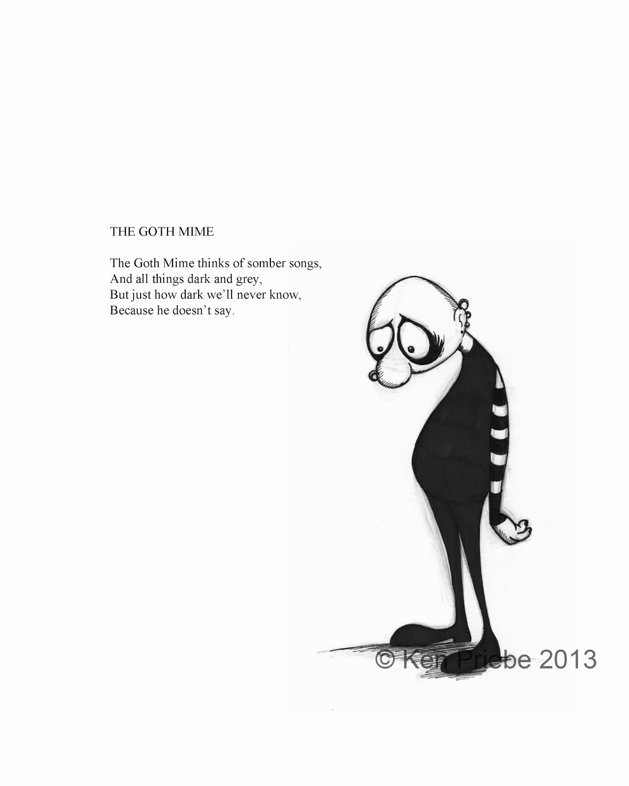 Gnomes of the Cheese Forest and Other Poems: The Goth Mime