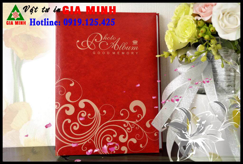 Vật tư in anh - Gia Minh: album lồng hình