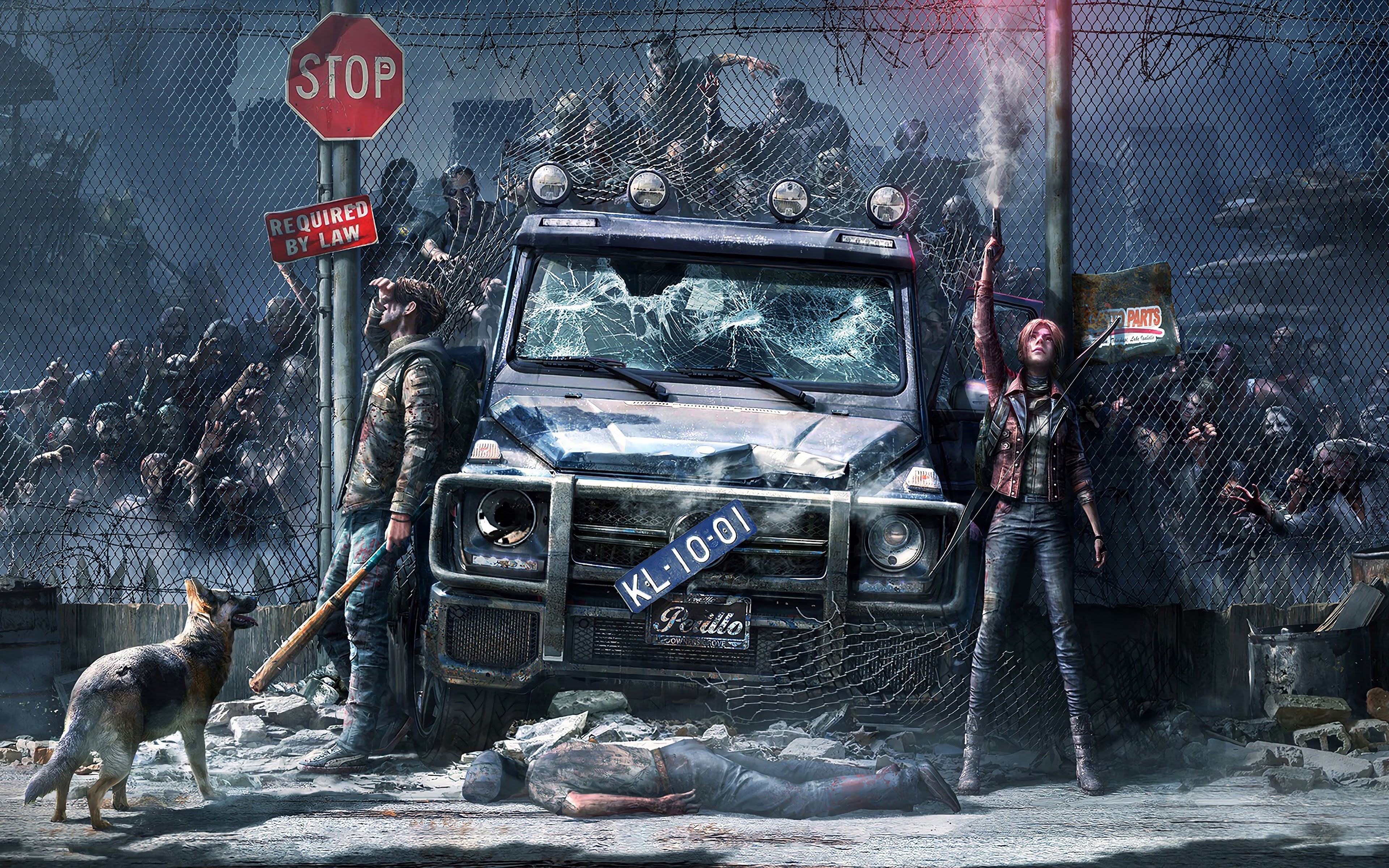 Zombie Apocalypse Background