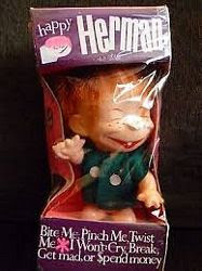 Bonecas e Brinquedos Anos 1960 e 1970: Fortunato (Happy Herman, da Larami)