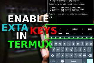 How to Enable Extra Keys in Termux | Enable any key Termux