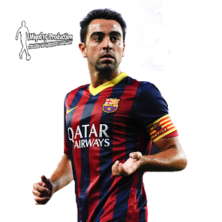 R.M.A renders: Xavi Hernandez Render 2013-14