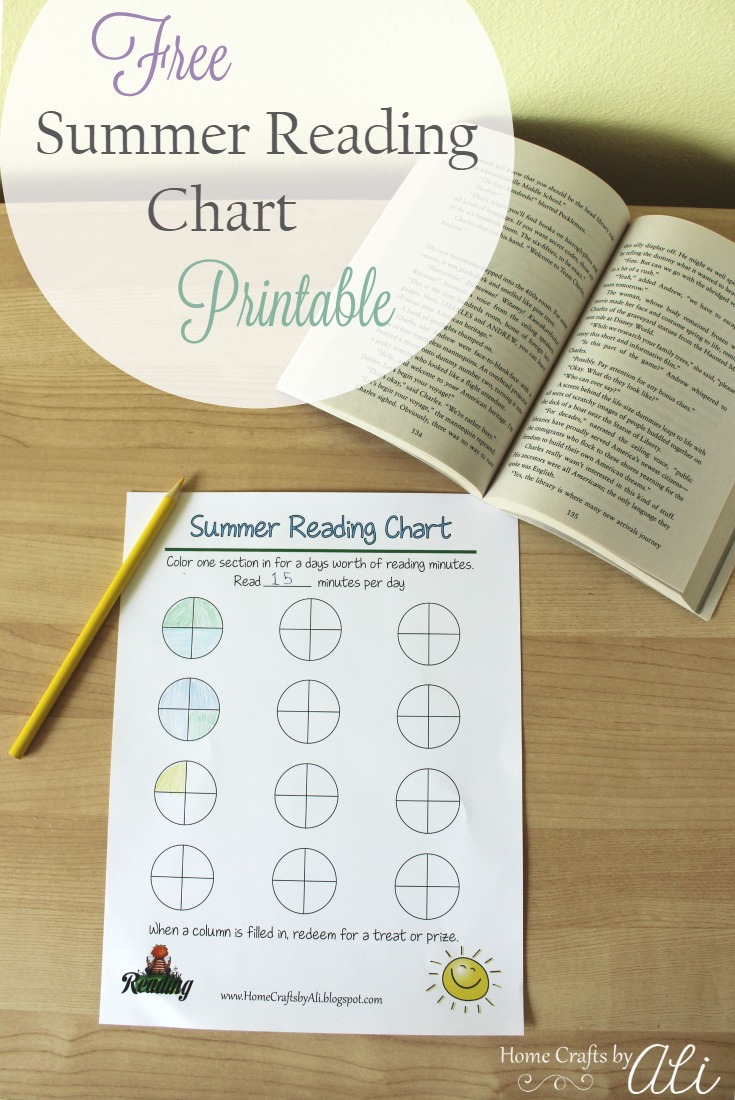 Free Summer Reading Chart Printable - Home Crafts by Ali
