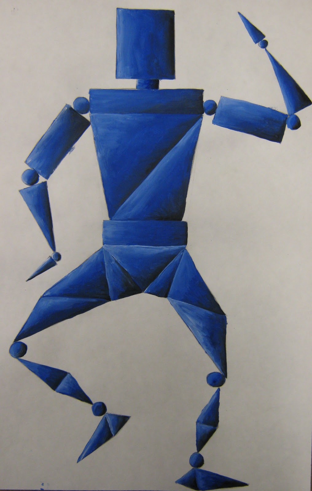 Art in the Middle...school: Invasion of the "Shape People"