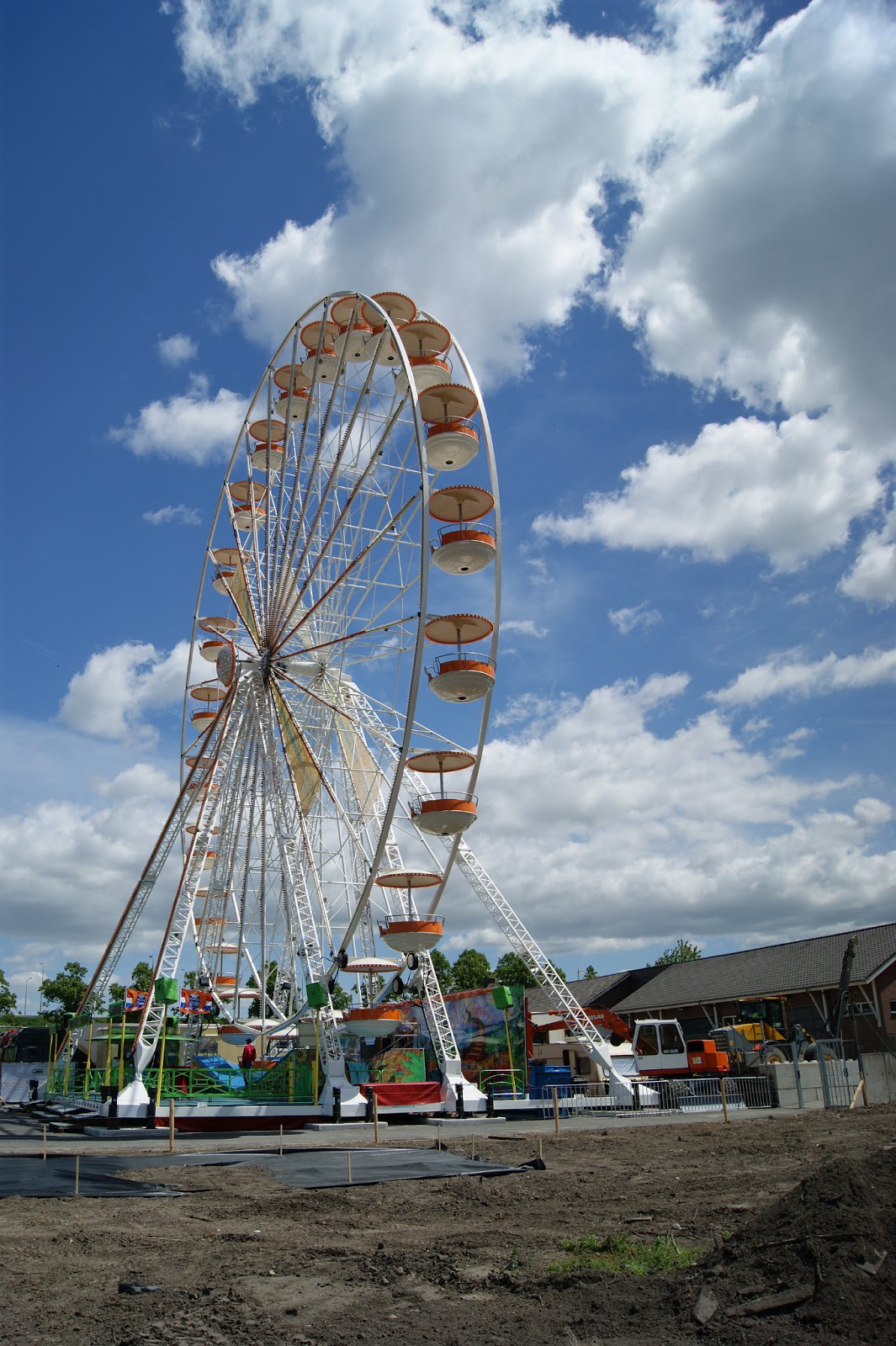 Nijmegen blog: Vergezichten uit het reuzenrad.