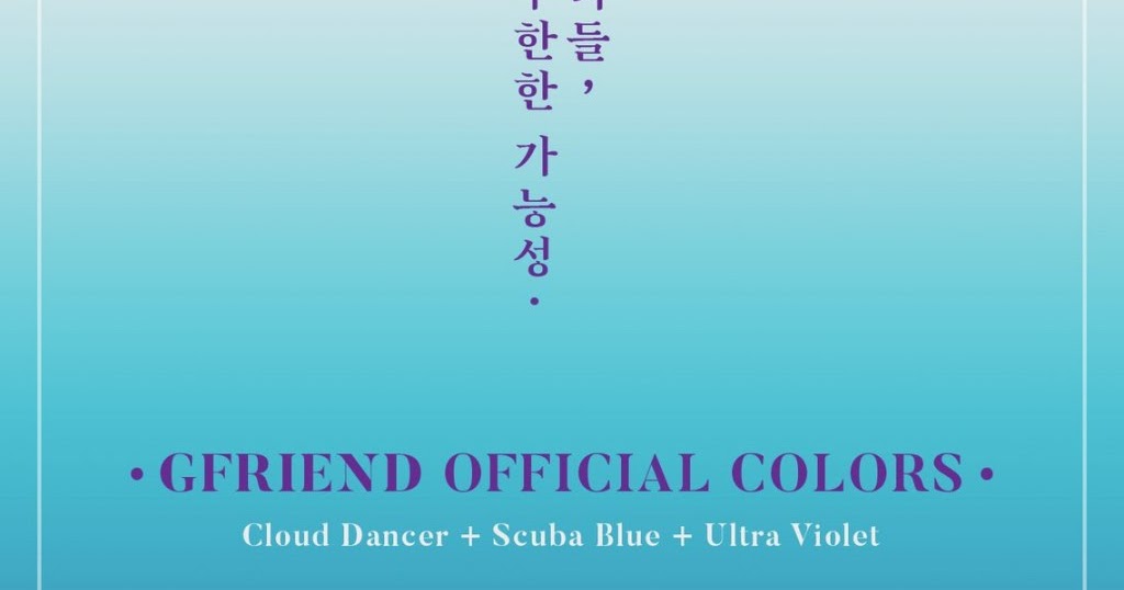 [Pann] GFriend Official Colors + Meaning