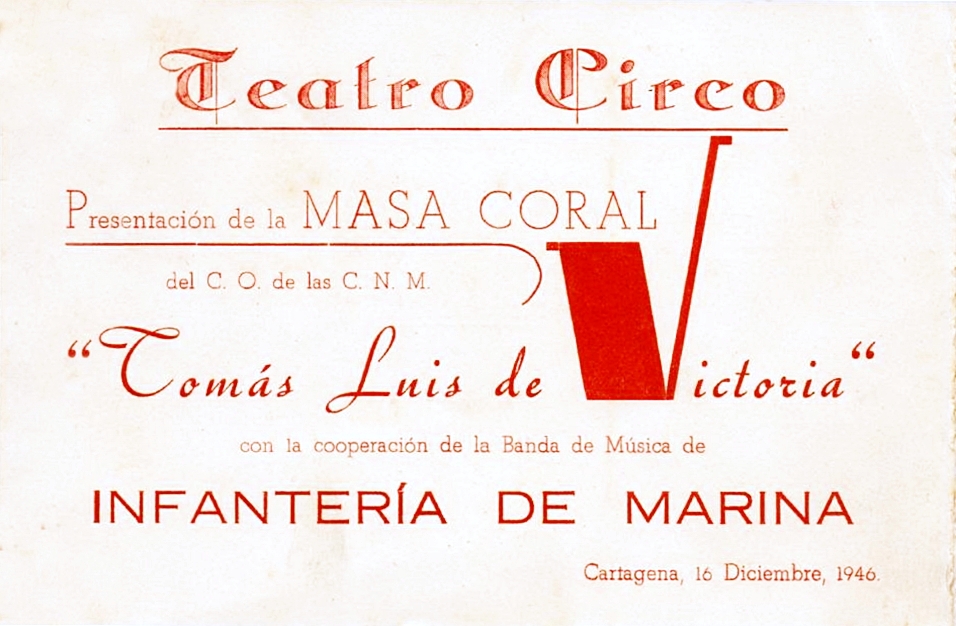 Masa Coral "Tomas Luis de Victoria" de Cartagena: Primer concierto de ...