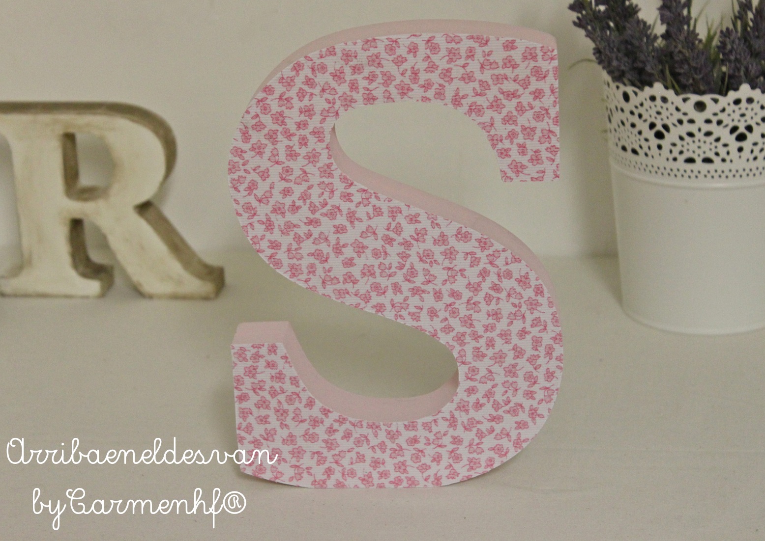 02 JAN : letra decorativa infantil