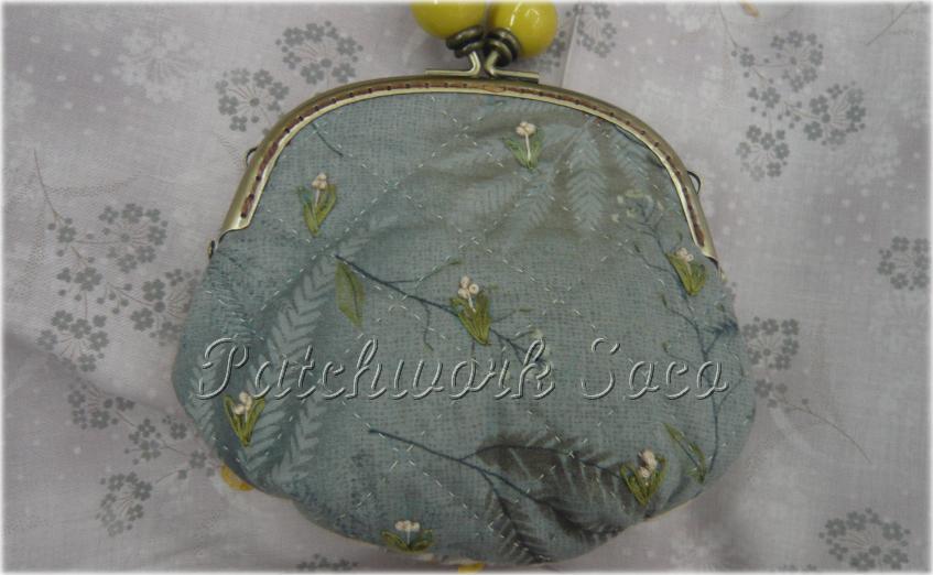 Patchwork Soco: Bolso con tulipanes y monedero