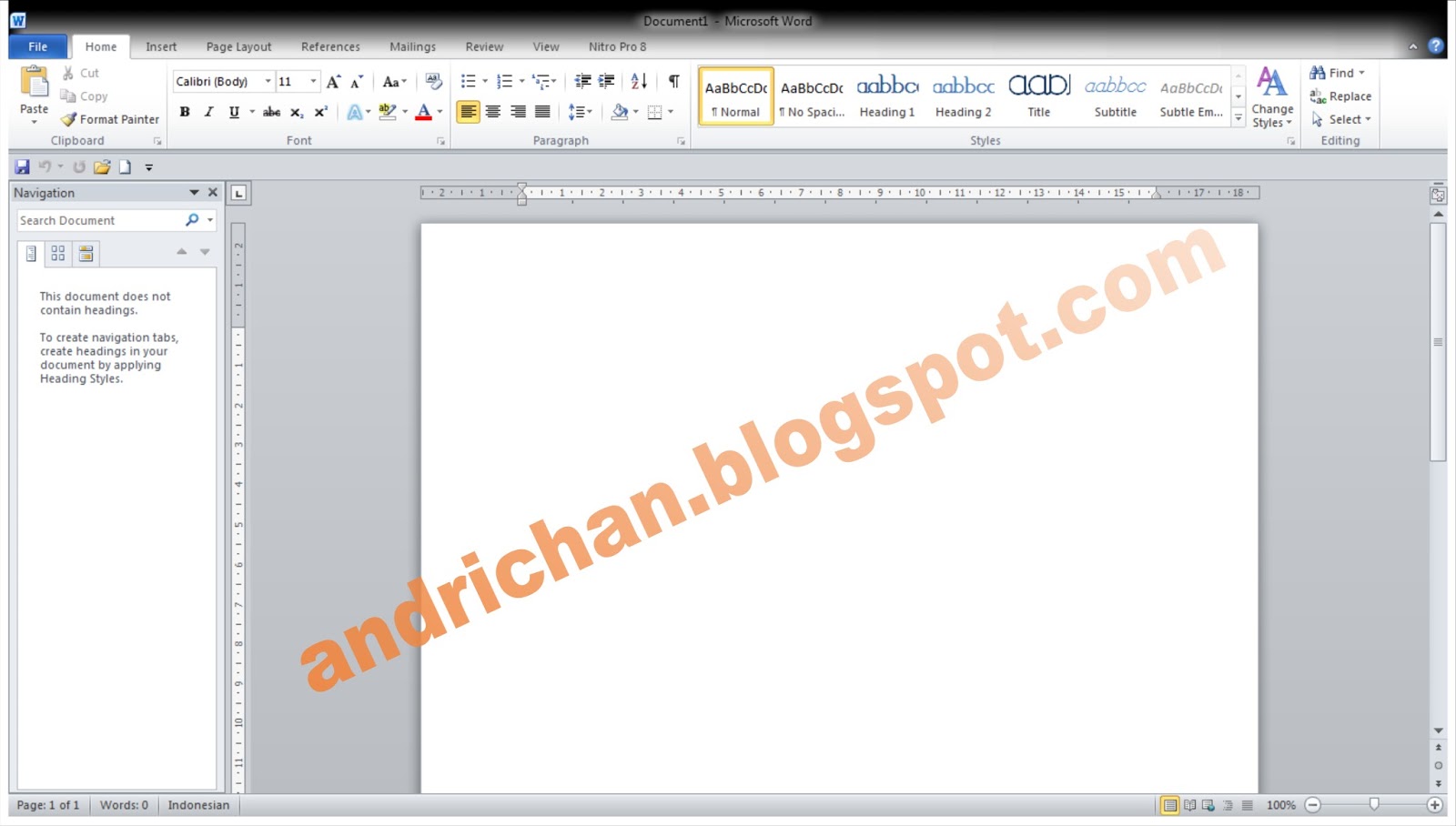 Berbagi Pengetahuan: Cara merubah tampilan warna ms Word 2010 Berbagi Pengetahuan: Cara merubah tampilan warna ms Word 2010
