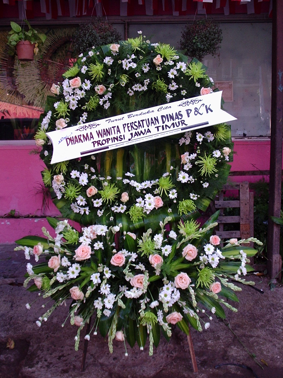 Krans Duka Cita Bunga Segar ~ indie florist