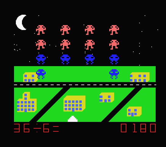 Recuerdos de 8 Bits: Maths Invaders (Aackosoft, 1985)