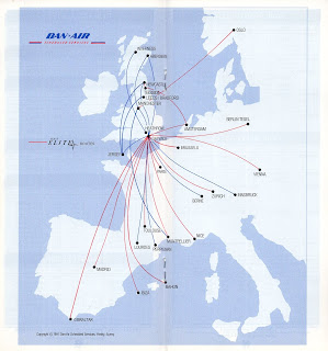 Airline memorabilia: Dan-Air (1991)