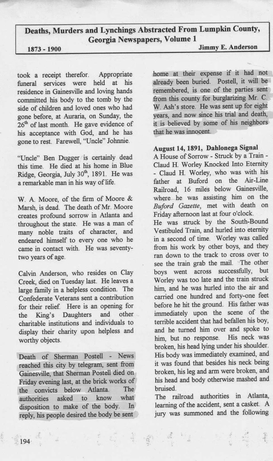 RALSTON-POSTELL STORIES