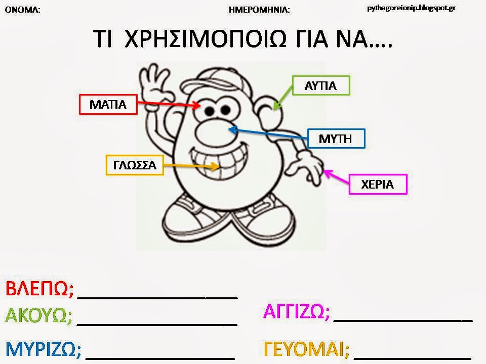 Πυθαγόρειο Νηπιαγωγείο: 5 ΑΙΣΘΗΣΕΙΣ
