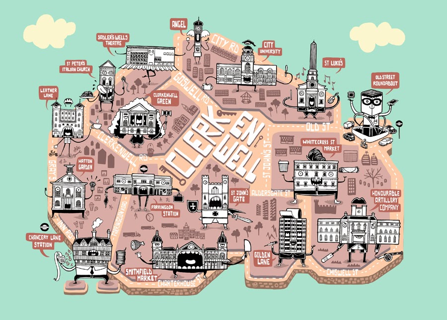 Agustin Coll: A Map Of Clerkenwell