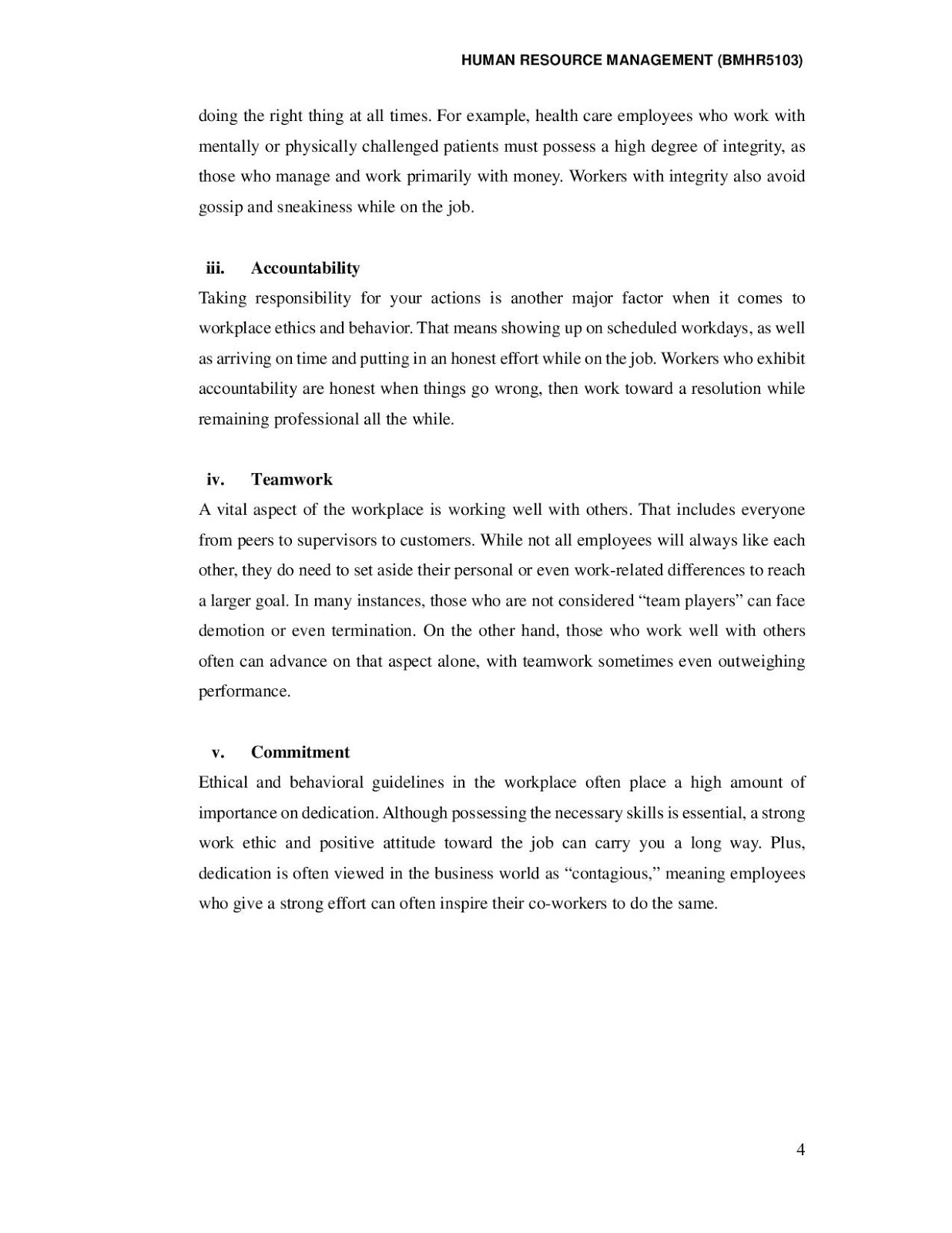 HUMAN RESOURCE MANAGEMENT - UpahBuatAssignment | Upah buat assignment ...
