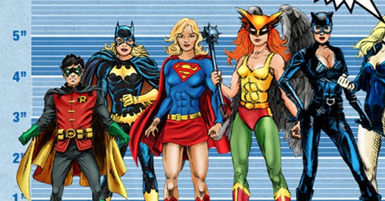 toyhaven: DC Heroes Height Comparison by costumecollection.com.au
