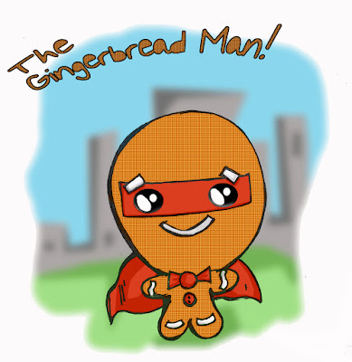 Inkitout: Gingerbread Man Superhero