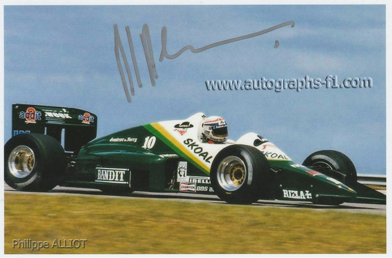 Autographs-F1: Giorgio BASSI + Philippe ALLIOT