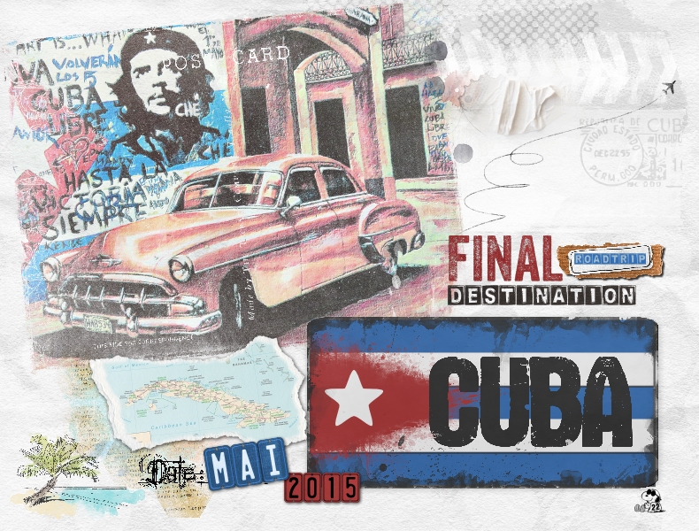 SNOOPY 22 SCRAP: CUBA 2015 - album digiscrap