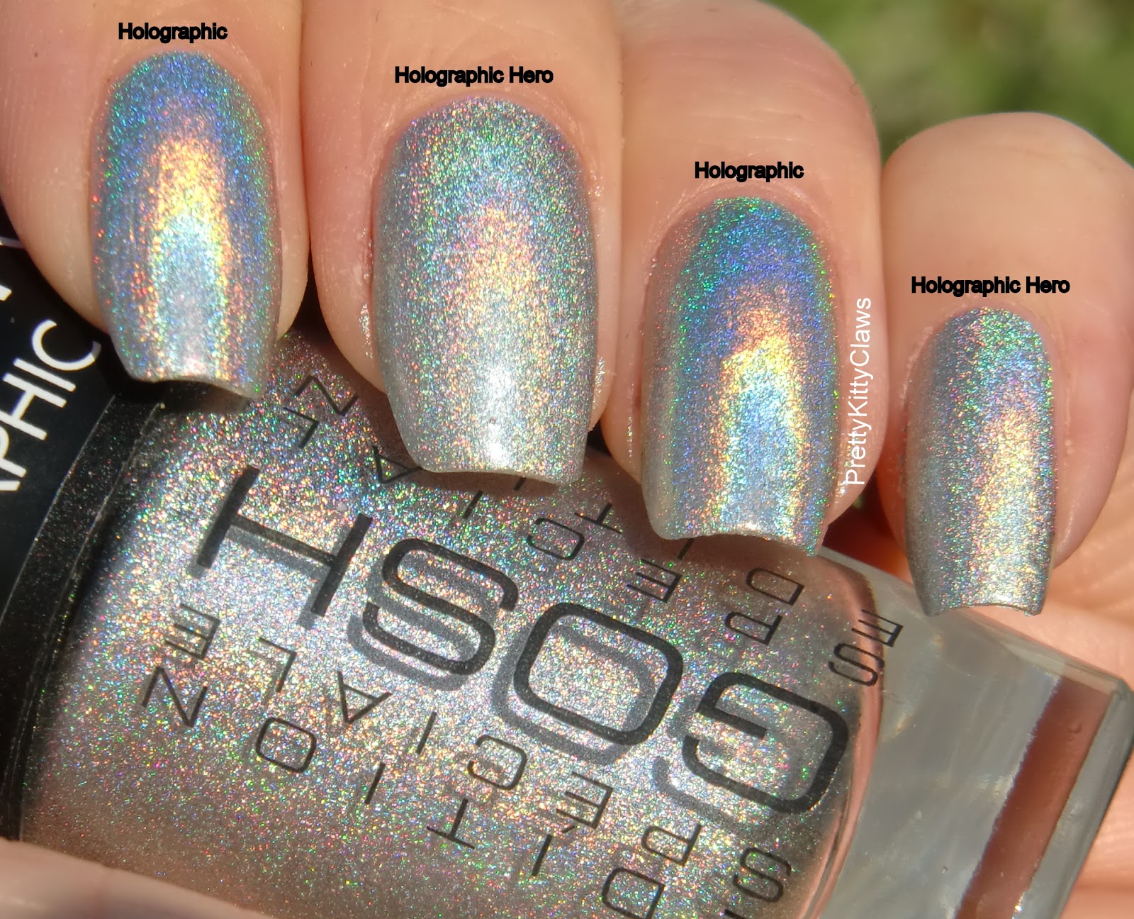 PrettyKittyClaws: GOSH Holographic V's GOSH Holographic Hero - Are They ...