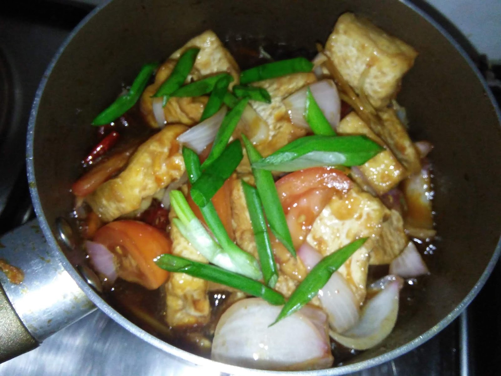 Cooking Pleasure: KONG PAO STYLE FRIED TAUFU