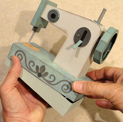 Needles 'n' Knowledge: Sewing Machine 3d Box Assembly