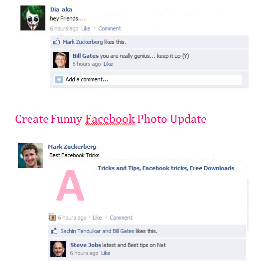 Facebook Tricks For Fake Status Prank Post Comment Likes Ideas
