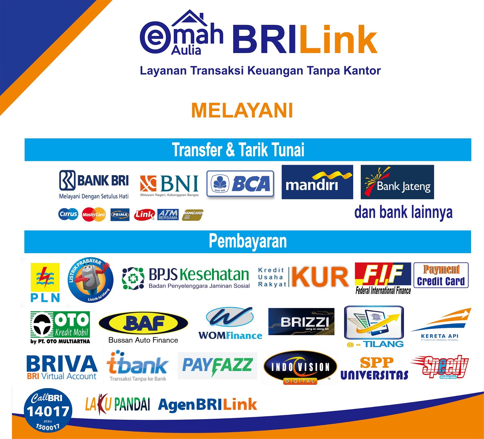 AULIA FOTOCOPY DAN PERCETAKAN PEMALANG: Agen Brilink