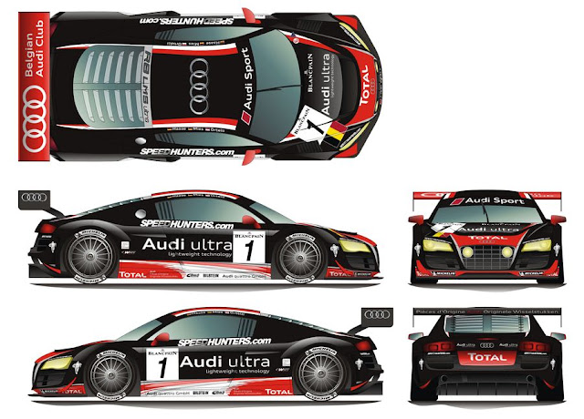 Audi Sport Spa 24 factory liveries ~ Audi Motorsport Blog