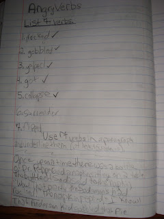 Room 121: Angry Verbs -- updated!