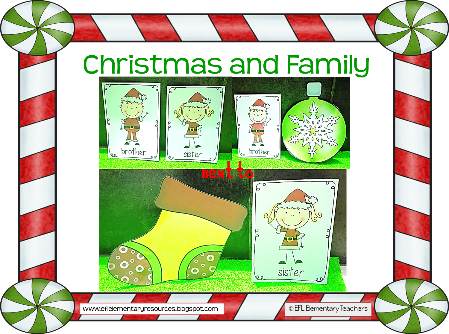 EFL Elementary Teachers: Christmas and Family Theme