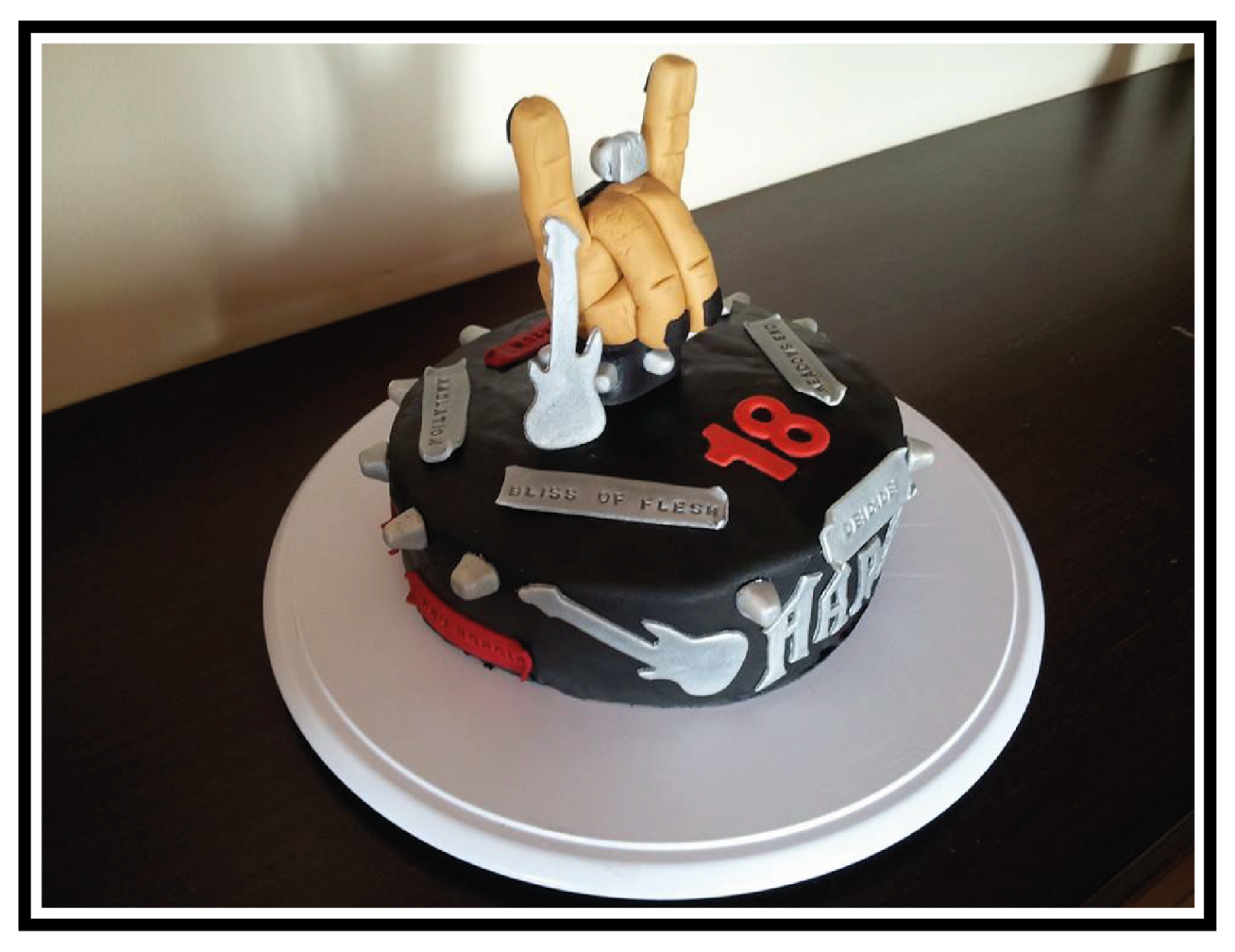 Sweet home made: Pastís de fondant: Heavy metal!