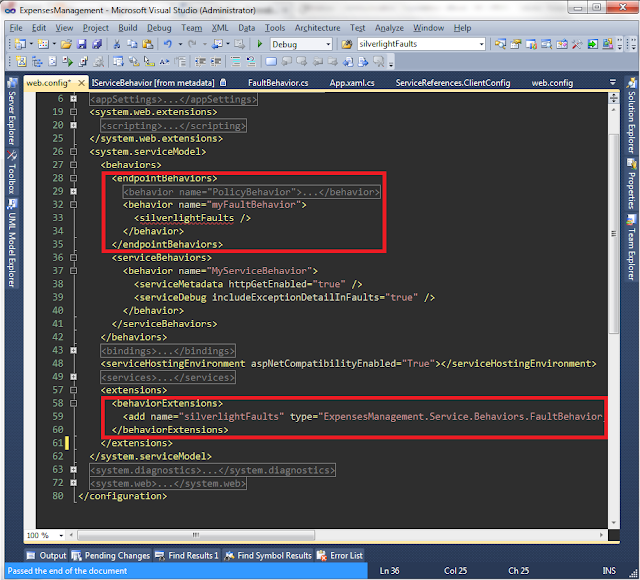 Working with EndPoint Behavior in WCF | Daylight in .NET