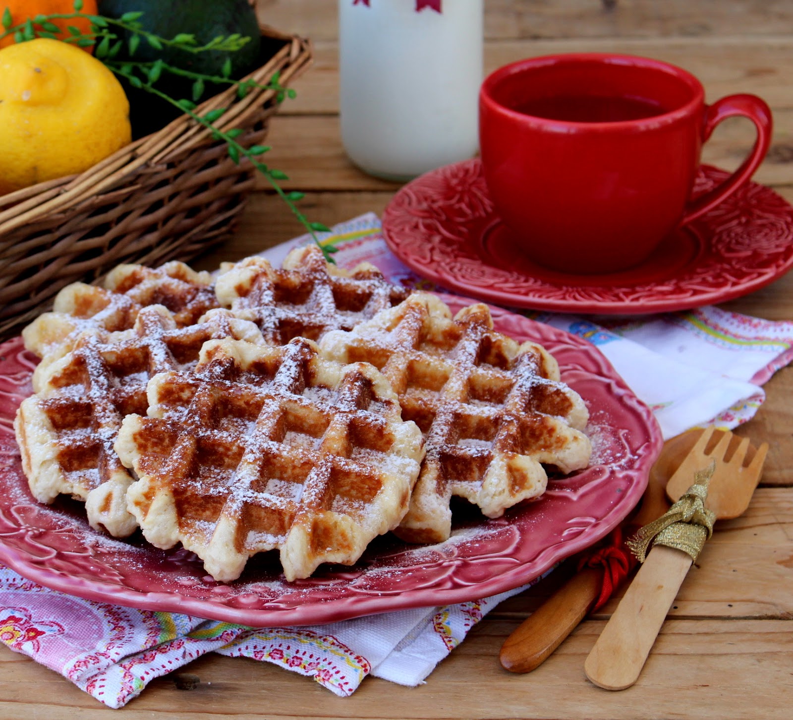 Nárwen's Cuisine - Sabores do Mundo : Gaufres de Liège (Waffles Belgas)