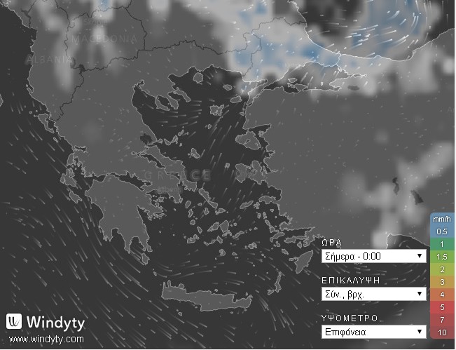 Weather News: Οι καιρικες Συνθηκες της χωρας τωρα