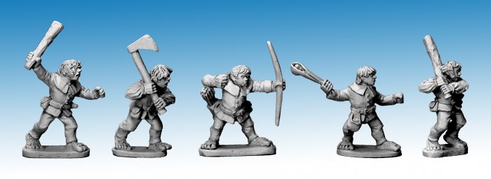 Wargame News and Terrain: Copplestone Castings: New Fantasy Halflings ...
