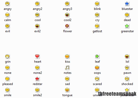 แจก icon teamspeak3 smiley - Tfts