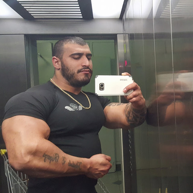 Muscle Lover: Israeli muscle hunk Aviv Mesika