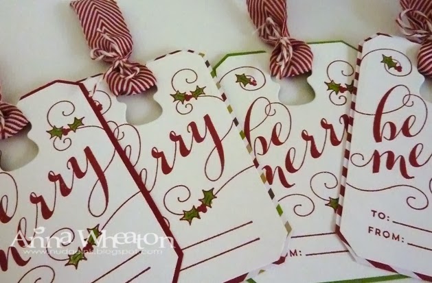 Nudge Nudge Ink Ink: Be Merry Gift Tags