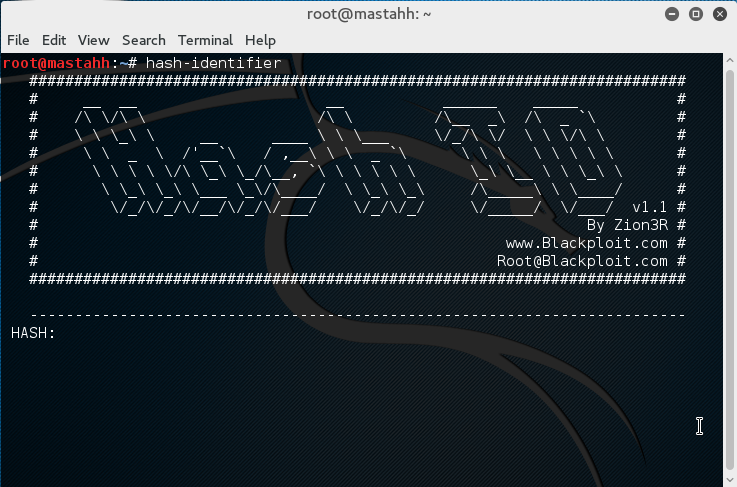 Identifikasi tipe Hash dengan Hash-Identifier di Kali Linux - MyMastah