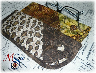 Patchwork Soco: Fundas de gafas y Bolsa de playa