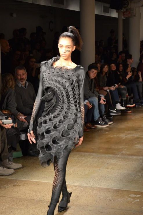 Futuros posibles... imprevisibles: Dos espectaculares vestidos impresos ...