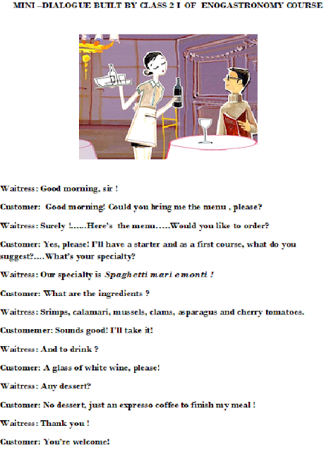 From the Inn to the Restaurant....from the kitchen to the table ...