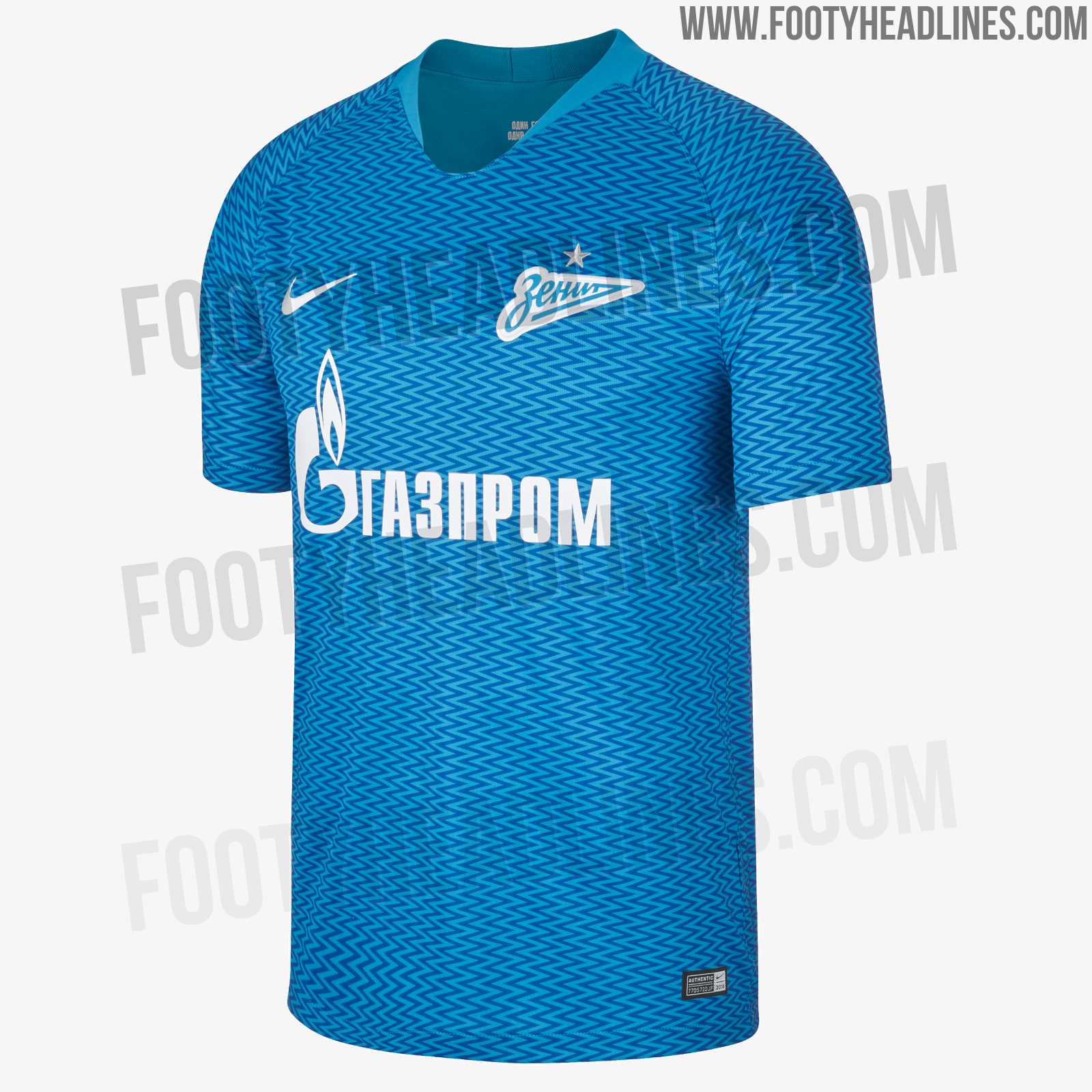 Zenit 18-19 Home Kit Revealed - Footy Headlines