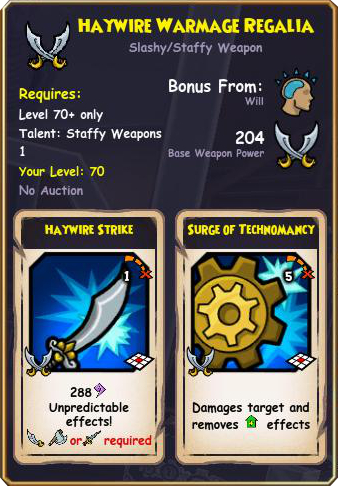 Pirate101 Armada Dreadgnaught and Haywire Weapon Guide - Swordroll's ...