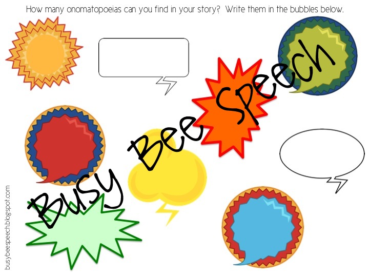 Busy Bee Speech: Superhero Comic Book Companion Pack!