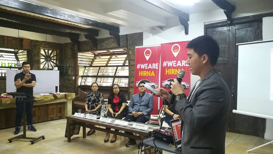 Better taxi-hailing app is "HIRNA" in Iloilo!