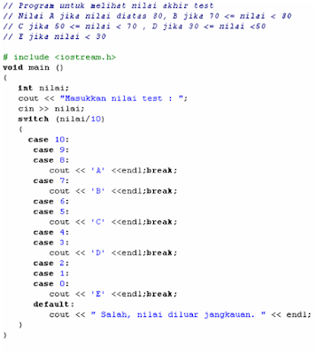 Percabangan dan Pemilihan If Else, Switch Case Algoritma Pemrograman ...